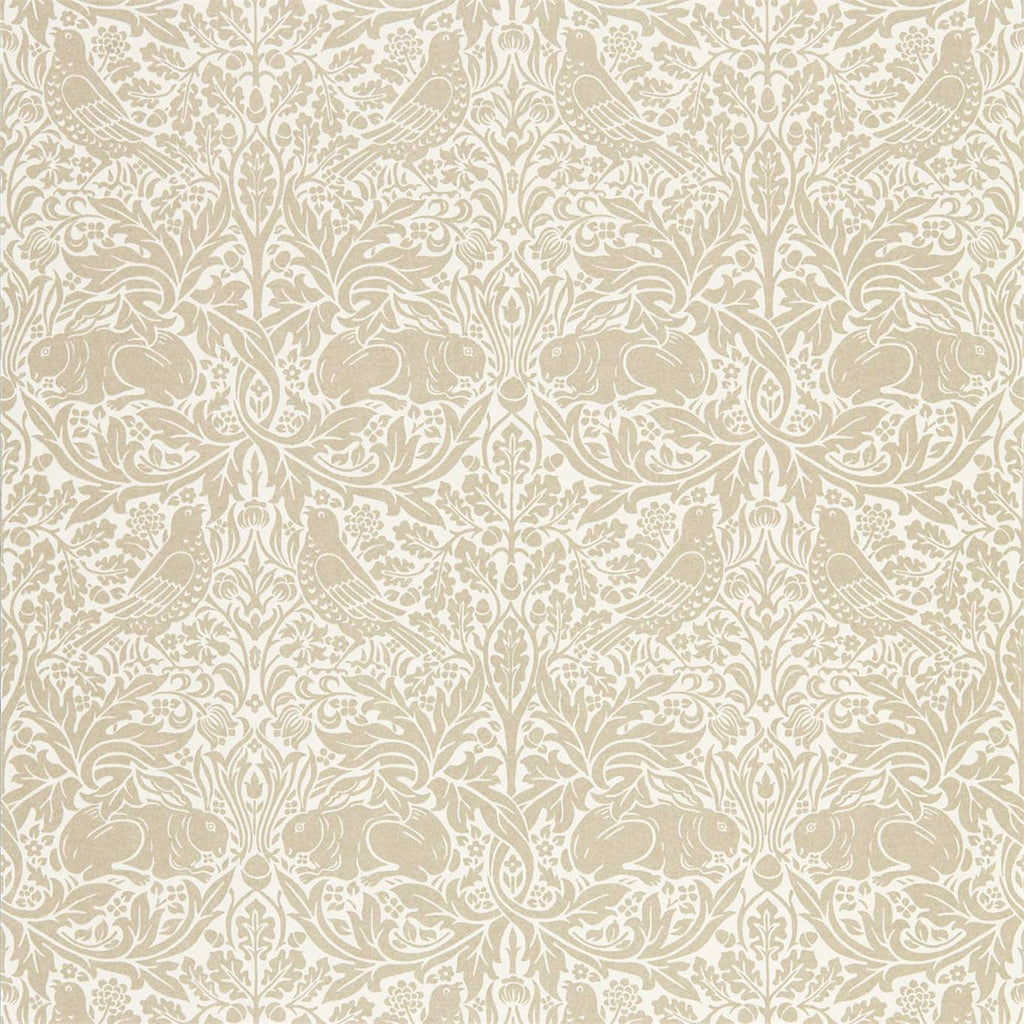 Pure Brer Rabbit Linen Wallpaper DMPN216531 by Morris & Co | Wallpaper ...