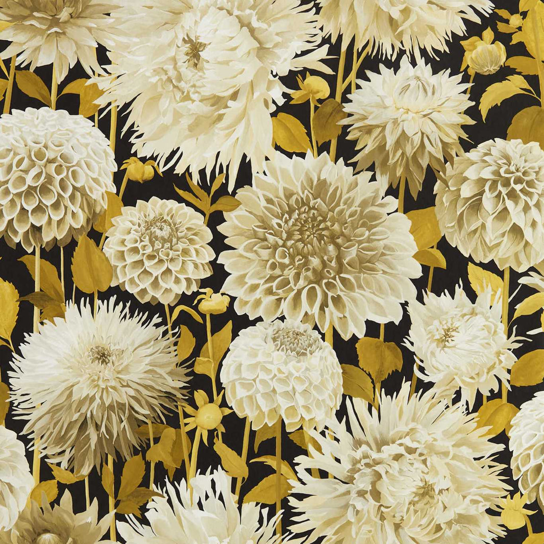 Dahlia Blossom/Emerald/New Beginnings Wallpaper HQN2112843 by Harlequin ...