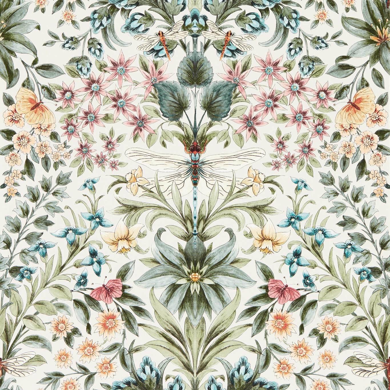 Mirabell Summer Wp Summer Wallpaper W0196/03 by Clarke & Clarke ...